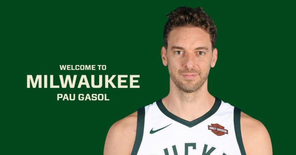 Pau Gasol, nuevo jugador de los Milwaukee Bucks