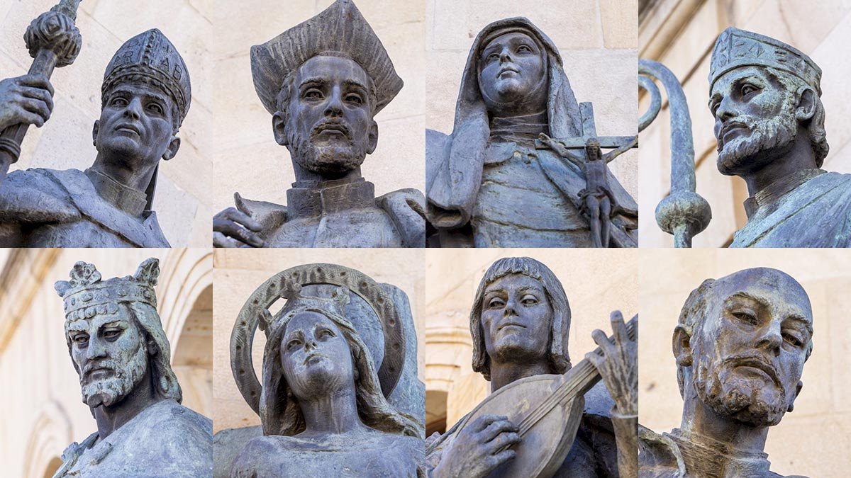 Historia: La Diputación de Soria y sus estatuas.¿Quiénes son y por qué ...