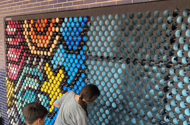 ARTE: Las fotos del nuevo mural de Dar la Lata en el colegio Infantes ...