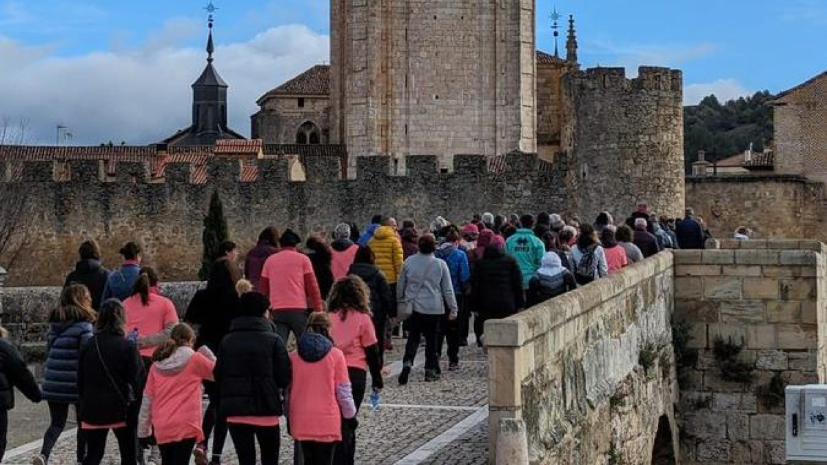 Las fotos de la IV Marcha contra el cáncer en El Burgo de Osma