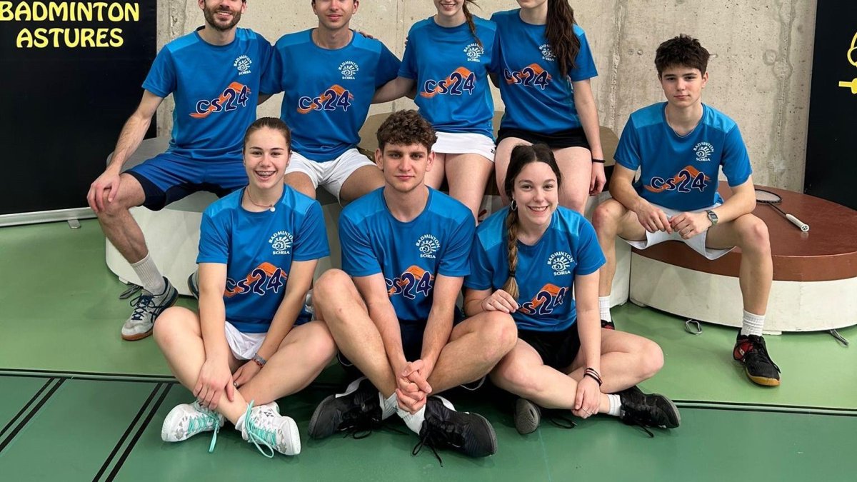 El Club Bádminton Soria certifica su permanencia en la División de Plata