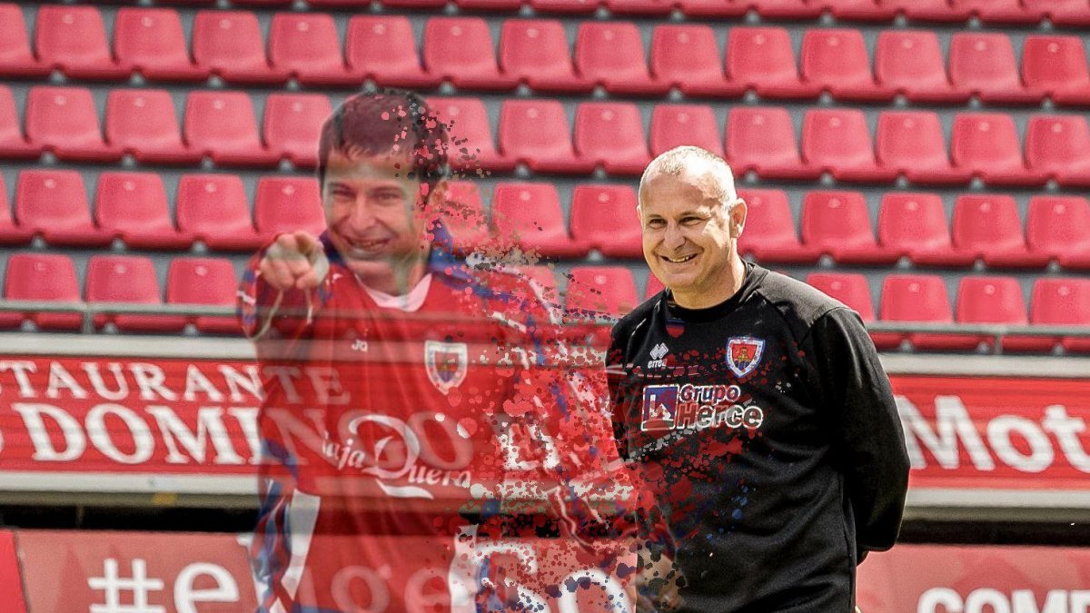 Javi Moreno ya conoce el camino del ascenso con el Numancia