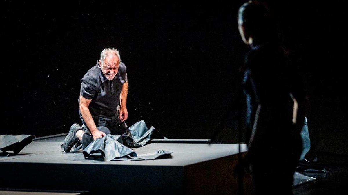 Casting Lear, las fotos de una función de teatro experimental