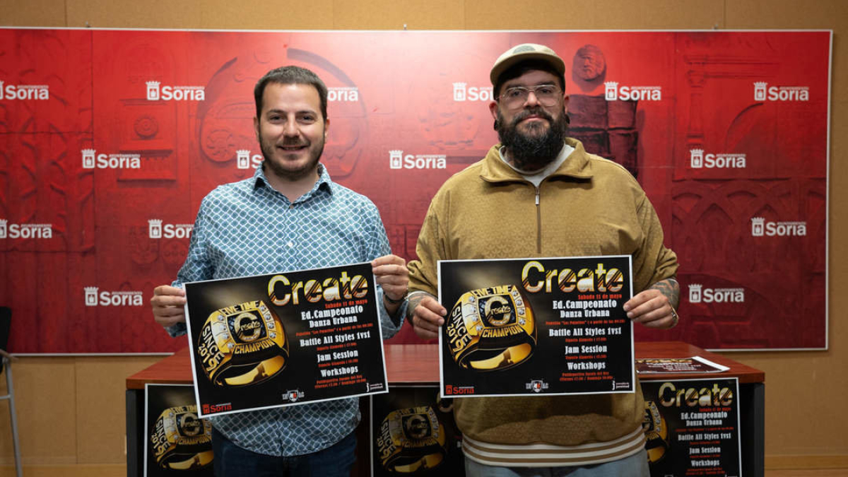 Create Soria organiza el primer Campeonato de Danza Urbana el 11 de mayo