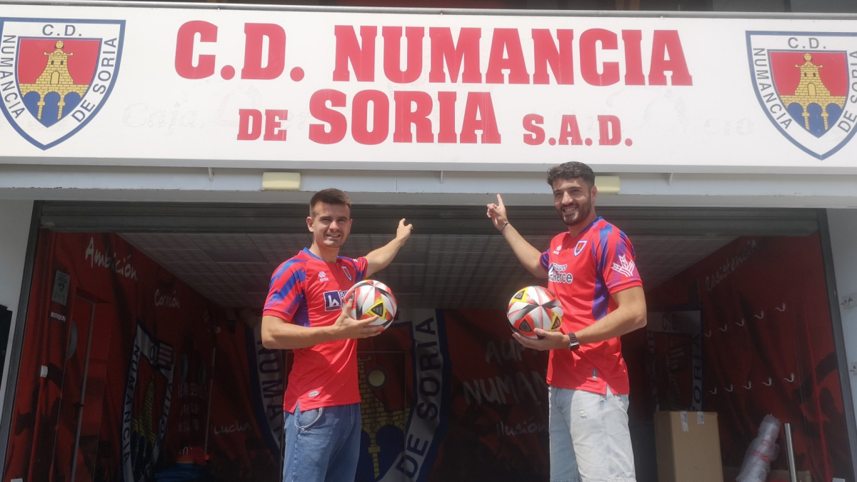 El Numancia presenta a Gexan y Jony, jugadores que llegan con ganas de ...