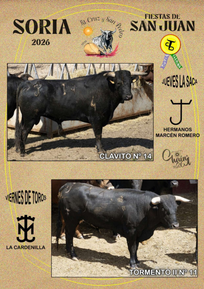 Así quedan los lotes de toros de cada cuadrilla para San Juan 2026