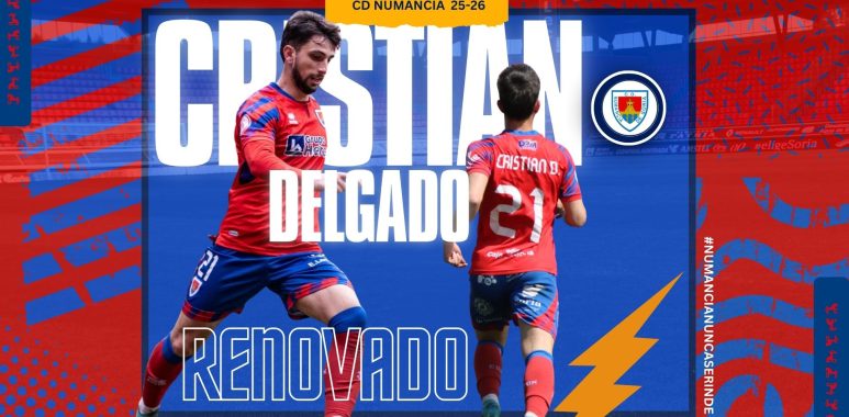 Cristian Delgado seguirá un año más como numantino